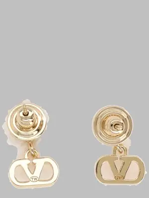 Valentino Garavani Orecchini "vlogo Signature" Con Perla