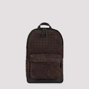 Bottega Veneta Mini Backpack In Suede - Brown