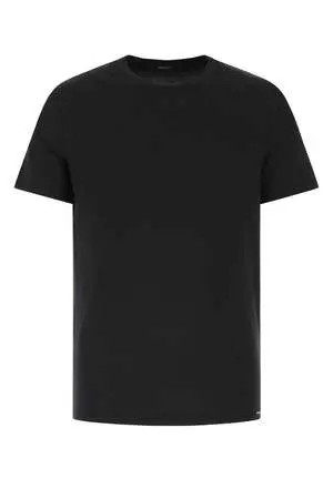 TOM FORD Stretch Cotton-modal T-shirt - Black