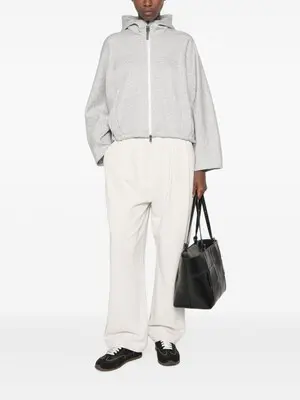Brunello Cucinelli Cotton Blend Full Zip Hoodie