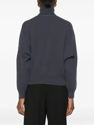 Brunello Cucinelli Cashmere Turtleneck Sweater - Blue