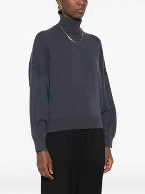 Brunello Cucinelli Cashmere Turtleneck Sweater - Blue