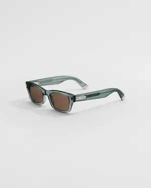 Dior Diortailoring S3i - Transparent Blue Rectangular Sunglasses