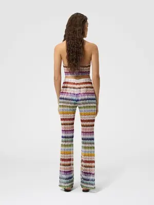 Missoni Zig Zag Tulle Halterneck Top