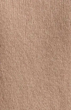 Vince High Rib Trim Wool & Cashmere Sweater - Toffee