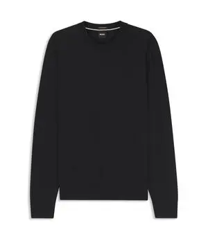 BOSS Merino Wool Sweater - Black