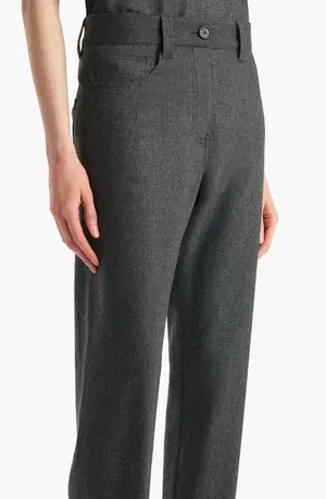 Khaite Callum Tapered Wool Pants