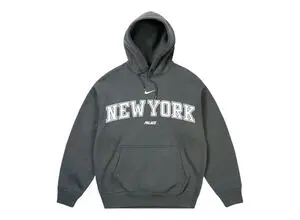 PALACE X Nike New York Shop Hoodie - Grey
