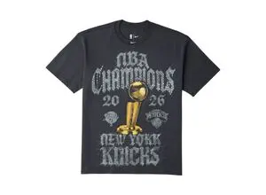 Nike New York Knicks 2026 Nba Finals Champions Authentic On Court T-shirt - Grey