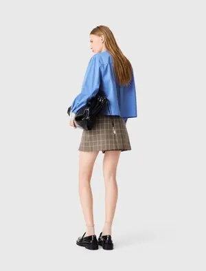 Maje Cotton Pussy Bow Shirt