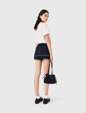 Maje Layered-effect Suit Shorts