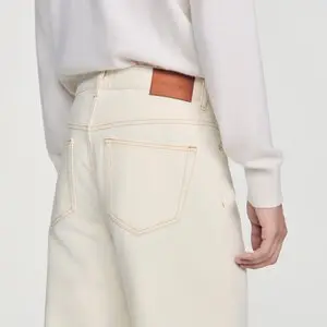 Sandro Baggy Contrast Jeans