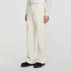 Sandro Baggy Contrast Jeans
