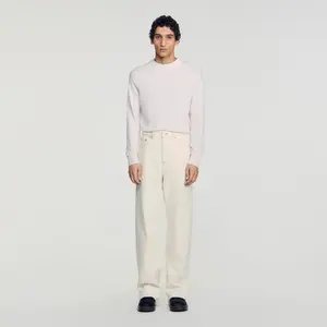 Sandro Baggy Contrast Jeans