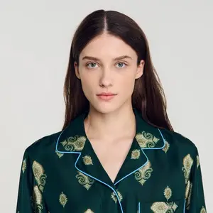 Sandro Paisley Print Pyjama Shirt