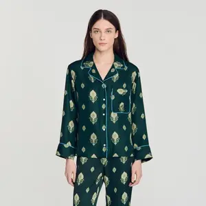 Sandro Paisley Print Pyjama Shirt