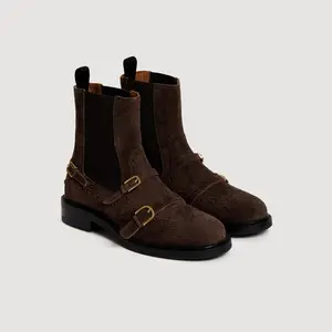 Sandro Buckle Chelsea Boots