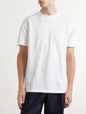 LARDINI Cotton-jersey T-shirt