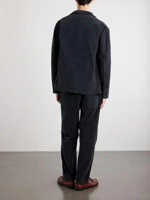 Barena Venezia Stretch-cotton Moleskin Overshirt - Blue