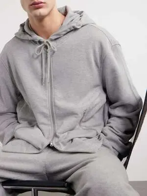 Dries Van Noten Cotton-jersey Zip-up Hoodie