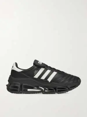 ADIDAS ORIGINALS Willy Chavarria Megaride World Cup Leather Sneakers - Black