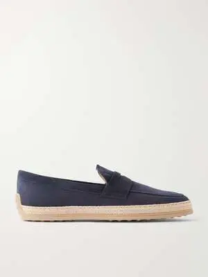 TOD'S Suede Espadrilles - Navy