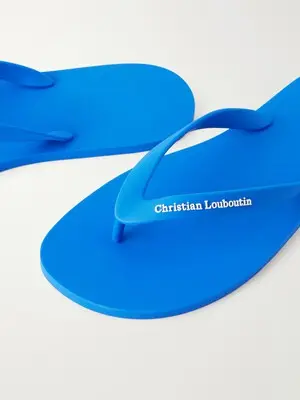 CHRISTIAN LOUBOUTIN Rubber Flip Flops