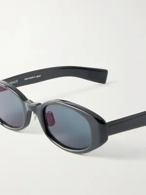 Auralee X Eyevan Acetate D-frame Sunglasses - Black