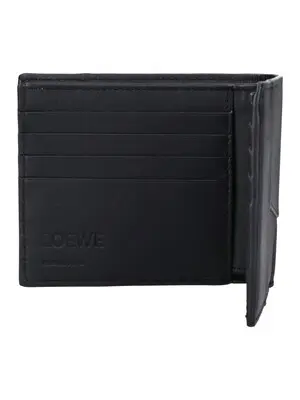 Loewe Bi-fold Wallet "puzzle - Black