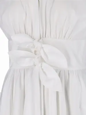 Alaïa Midi Dress In Poplin