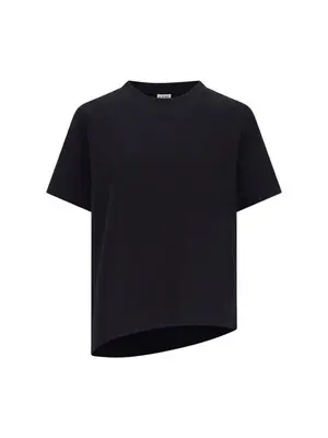 Loewe Asymmetrical Logo T-shirt - Black