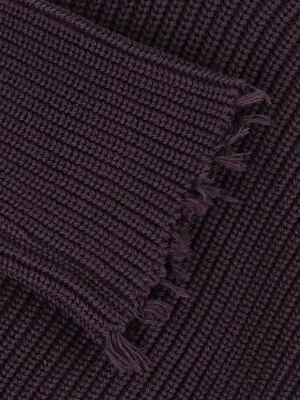 MAISON MARGIELA Ribbed Zip Cardigan