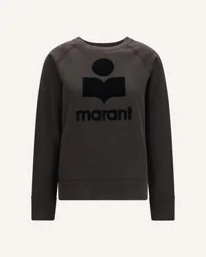 MARANT ETOILE Cotton Crewneck Sweatshirt With Monogram