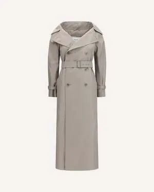 Max Mara Pancia Trench Coat - Grey