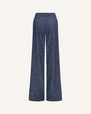 Gucci Gg Cotton Jacquard Denim Pants