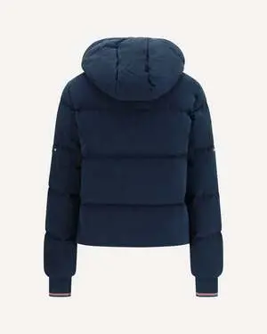 Thom Browne Waxed Technical Puffer Jacket With Hood