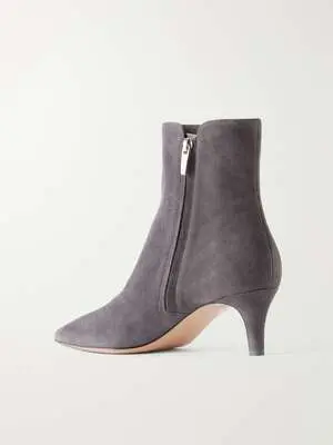 GIANVITO ROSSI Levy 55 Suede Ankle Boots
