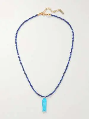 JENNIFER BEHR Elva Bead-embellished Pendant Necklace