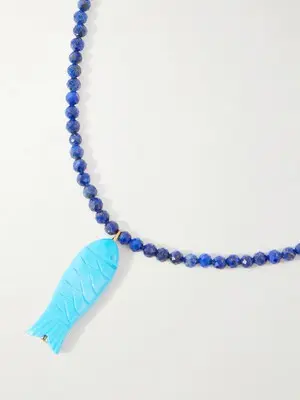 JENNIFER BEHR Elva Beaded Pendant Necklace