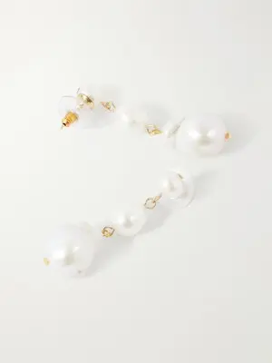 JENNIFER BEHR Amari Pearl Drop Earrings
