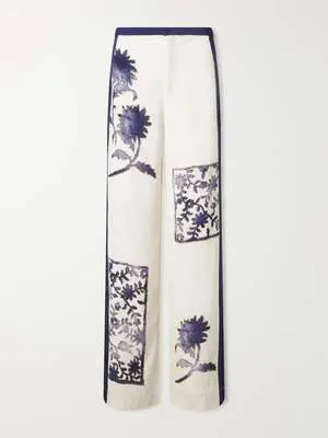 SIR. Phillipa Georgette Straight-leg Pants - Multi