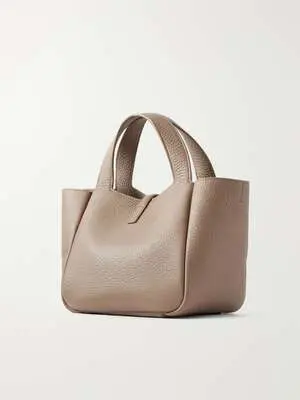 Saint Laurent Le 5 Á 7 Baby Bea Cassandre-embellished Leather Tote