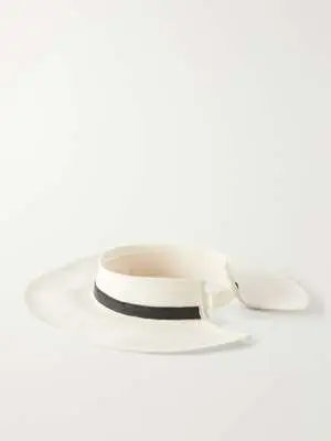 Brunello Cucinelli Bead-embellished Hemp-blend Hat