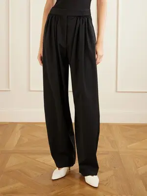 Sportmax Wool Wide-leg Trousers
