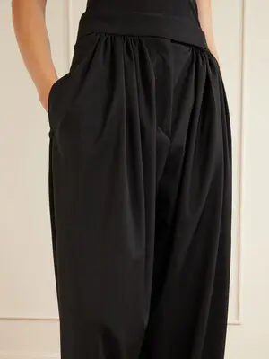 Sportmax Wool Wide-leg Trousers