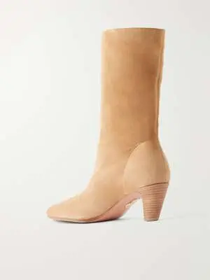 AQUAZZURA Slouchy 50 Suede Ankle Boots