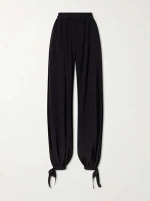 Chloé Silk Crepe De Chine Balloon Pants - Black