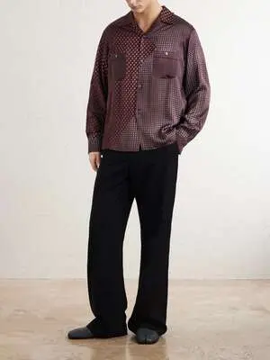 MAISON MARGIELA Paisley-print Satin Shirt