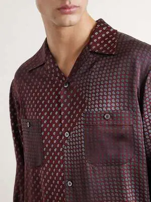 MAISON MARGIELA Paisley-print Satin Shirt