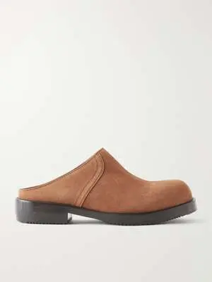 Dries Van Noten Suede Mules - Tan